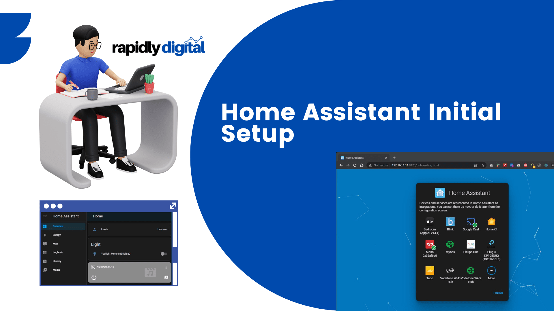Home Assistant Initial Setup Rapidlydigital